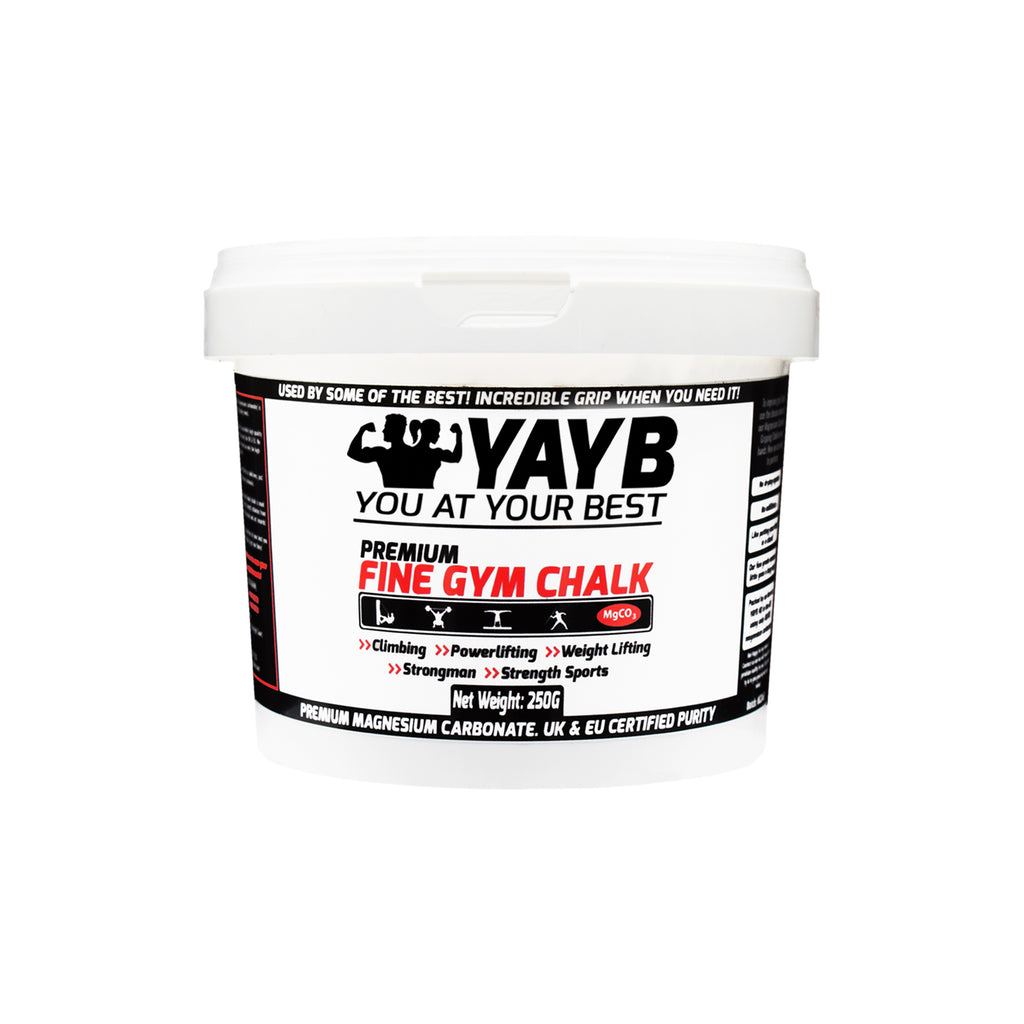 YAYB Premium Fine Gym Chalk - Magnesium Carbonate -UK/EU grade ...