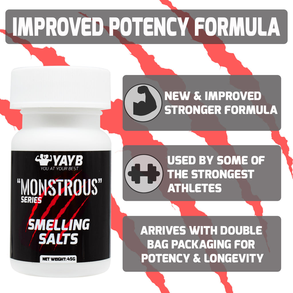 YAYB Smelling Salts - MONSTROUS SERIES (medium to high strength ...